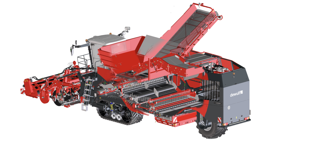 Dewulf Kwatro vindt extreem goede flow - TRACTORPOWER